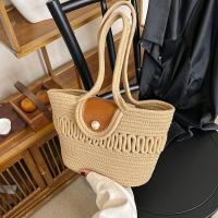 China Gender-Neutral Summer Beach Embroidery Straw Tote Bag for Customized Women for sale
