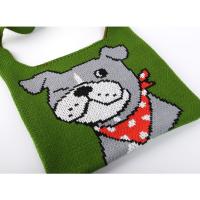 China Handmade Knitted Bag Bright Color Back Woven Neoprene Pu Weave Bag for Medium Size for sale