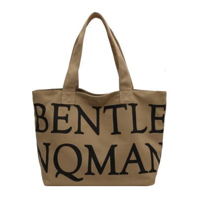 China Handled Style Women's Explosion Tote Bag with Trendy Letters Print and Large Capacity for sale