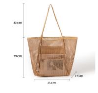China Handmade One Shoulder Crochet Bag Weave Design for Casual and Simple Beach Summer Look for sale