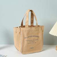 China Customized Color Plain Cotton Canvas Reusable Women Shopping Tote Bag for Medium Size for sale