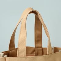 China Customized Color Plain Cotton Canvas Reusable Women Shopping Tote Bag for Medium Size for sale