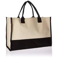 China Printable Shipping Monogrammed Gift Tote Bag for Women Customized Canvas Beach Bag for sale