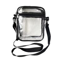 China Clear PVC Cross-body Messenger Purse Different Color Transparent Shoulder Sling Bag for sale