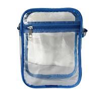 China Clear PVC Cross-body Messenger Purse Different Color Transparent Shoulder Sling Bag for sale