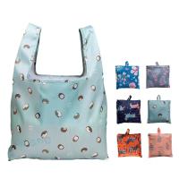 China Eco Friendly Recycled Ripstop Nylon Waterproof Grocery Bags with Soft-loop Style for sale