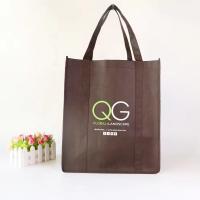 China Printed Logo Eco Custom Reusable Non Woven Fabric Carry Tote Bag for Grocery Shopping for sale