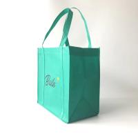 China Printed Logo Eco Custom Reusable Non Woven Fabric Carry Tote Bag for Grocery Shopping for sale