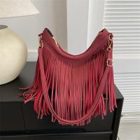 China Customized Tote Bag with Scarf Handles Newest Fashionable Style and Colourful Fringe for sale