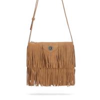 China Polyester Medium Eco Friendly Bridesmaid Gifts Custom Nature Fringe Tassel Tote Bag for Women for sale