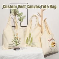 China Customized Tote Bag Recyclable Cotton Canvas Shopping Bag with Personalized Branding for sale