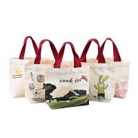 China Newest Fashinable Recycled Cotton Canvas Tote Bag with Custom Print Logo Shopping for sale