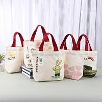 China Newest Fashinable Recycled Cotton Canvas Tote Bag with Custom Print Logo Shopping for sale