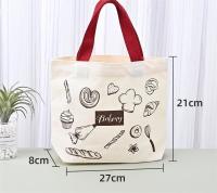 China Newest Fashinable Recycled Cotton Canvas Tote Bag with Custom Print Logo Shopping for sale