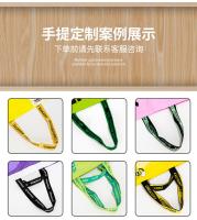 China Curved Corners Durable PP Laminated Non Woven Tote Shop Bag with Button Closure Durable for sale