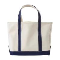 China Oversized Eco Friendly Cotton Canvas Tote Bag with Custom Printed Logo Soft-loop Style for sale
