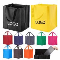 China Medium Size 30-50cm Non Woven Tote Bag with Heat Transfer Printing Customizable Logo for sale