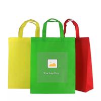 China Medium Size 30-50cm Non Woven Tote Bag with Heat Transfer Printing Customizable Logo for sale
