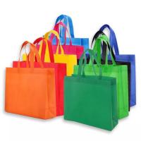 China Custom Logo Printed Reusable Non Woven Tote Bags for Grocery Shopper Heat Transfer for sale