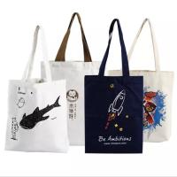 China Newest Fashinable Style Portable Cotton Canvas Tote Bag for Daily Life Produced for sale