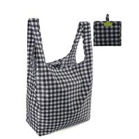 China Medium Size Ripstop Reusable Foldable Folding Tote Shopping Bag Customizable Design for sale
