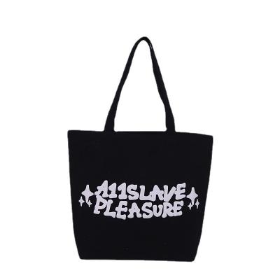 China Custom Logo Accepted Canvas Shopping Bag The Perfect Solution for Creative Fashion for sale