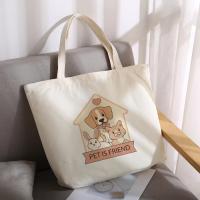 China Promotion Custom Shoulder Durable Cotton Canvas Shopping Tote Bag with Large Capacity for sale