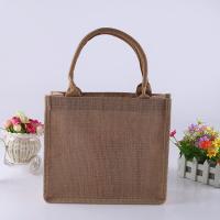 China Fashionable Customized Jute Gift Shopping Bag for Customized Color Requirements for sale
