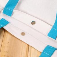China Custom Logo Accepted Large Cotton Zip Bag for Business Handheld Needs for sale