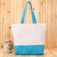 China Custom Logo Accepted Large Cotton Zip Bag for Business Handheld Needs for sale