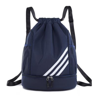 China 20-37 Litre Capacity Lightweight Drawstring Backpack for Basketball and Football for sale