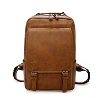 China 20-37 Litre Capacity Softback Backpack for Men's Leather Business Bag and Schoolbag for sale