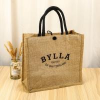 China Custom Small Burlap Jute Tote Bag for Shopping Customized Color and OEM/ODM Acceptable for sale