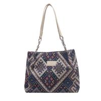 China Print Pattern Printed Canvas Shopping Bag Durable Tote Tapestry Bag for Promotion for sale