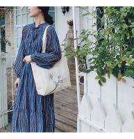 China Customized Color Canvas Shopping Bag with and Printed Pattern Customization for sale