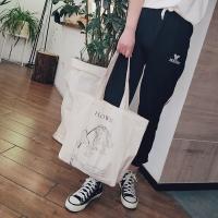 China Customized Color Canvas Shopping Bag with and Printed Pattern Customization for sale