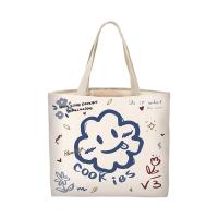 China Newest Fashinable Style Customized Logo Cotton Canvas Tote Bag with Zipper Promotion for sale