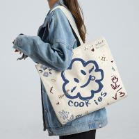 China Newest Fashinable Style Customized Logo Cotton Canvas Tote Bag with Zipper Promotion for sale