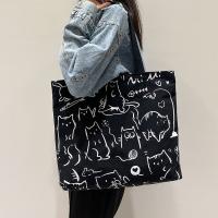 China Newest Fashinable Style Customized Logo Cotton Canvas Tote Bag with Zipper Promotion for sale