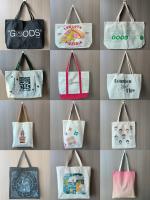 China Acceptable OEM/ODM Custom Reusable Cotton Canvas Shopping Tote Bag for Daily Needs for sale