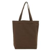 China Shopping Customizable Size Solid Color Cotton Canvas Tote Bag with Customized Logo for sale