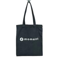 China Custom Recycled Size Reusable Advertisement Bag Black Muslin Cloth for Advertisement for sale