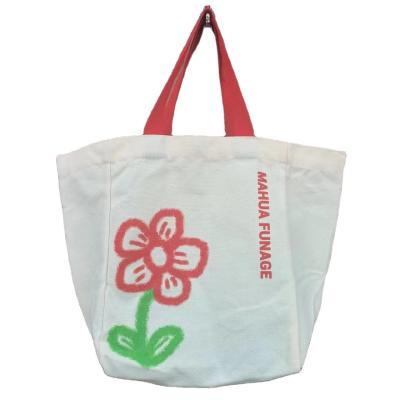 China Custom Printed Logo Gifts Durable Cotton Canvas Shopping Tote Bag with Customized Color for sale