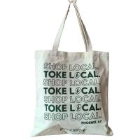 China Custom Printed Logo Gifts Durable Cotton Canvas Shopping Tote Bag with Customized Color for sale