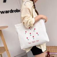 China Customized Color Eco Friendly Recycled Large Shopping Bag Canvas Cotton Tote Bags for sale