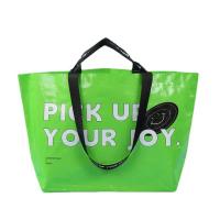 China Gifts All Seasons Foldable Laminated PP Woven Tote Bag with Custom Logo Printing Services for sale