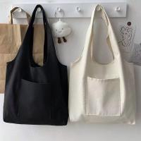 China Reusable Custom Print Logo Eco Friendly Shopping Grocery Canvass Bags Tote Gift Bag for sale