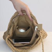 China Recycled Straw Beach Bag Paper Cord Crossbody Shoulder Bags Logo Customized Logo for sale