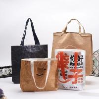 China Custom Big Capacity Tote Bag Sopping Bag Eco Friendly Waterproof Dupont Paper Bag for sale