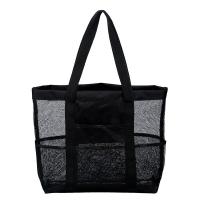 China Customizable Nylon Mesh Cosmetic Bag for Multifunctional Makeup Storage and Travel for sale